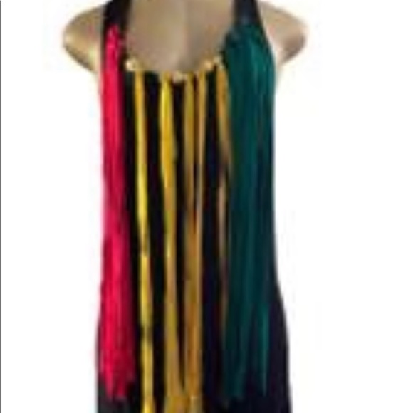 Dresses | Rasta Mini Fringe Dress Sm | Poshmark